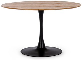 BIZZOTT hnědo-černý kulatý stůl BLOOM 120 cm 0732980