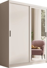 ADRK Furniture Šatní skříň s zrcadlem Hailey 160 SW-HAI-160-W