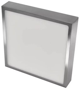 LED Stropní svítidlo LED/21W/230 3000/3500/4000K 22,5x22,5 cm chrom