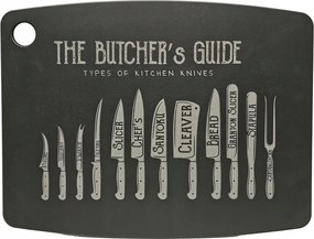 Krájecí prkénko 37 cm The Butchers Guide Jade