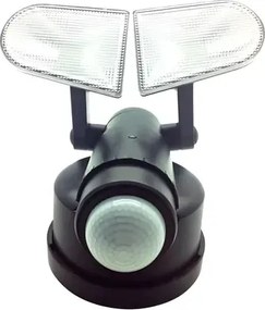 Schwaiger LED duální senzorové svítidlo černá / Venkovní nástěnné svít