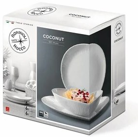 Bormioli Rocco 18dílná jídelní sada Coconut