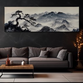 Obraz na plátně - Vzpomínky na Japonské toulky FeelHappy.cz Velikost obrazu: 120 x 40 cm