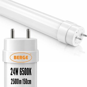 BERGE LED trubice J2 - T8 - 150cm - 24W - studená bílá