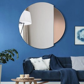 Zrcadlo Eclipse Rozměr: Ø 80 cm, grafit