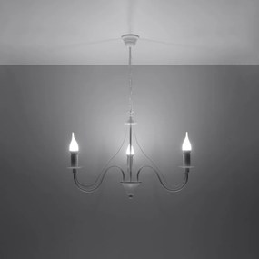 Sollux Lighting Lustr MINERWA 3 bílý