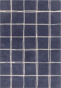 Modrý ručně tkaný vlněný koberec 160x230 cm – Asiatic Carpets
