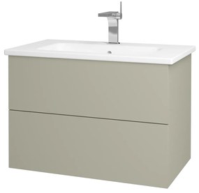 Dřevojas Koupelnová skříň VARIANTE SZZ2 80 (umyvadlo Euphoria) Varianta: N01 Bílá lesk / D16 Beton tmavý