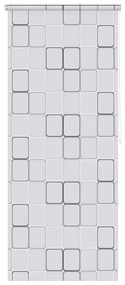 Sprchová roleta 80 x 240 cm čtvercový vzor 142847
