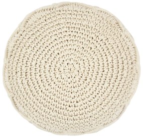 vidaXL Marketos Ručně vyrobený sedací puf macrame 45 x 30 cm bavlna