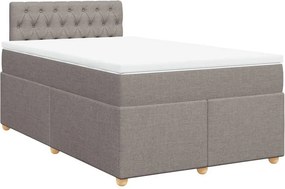 Box spring postel s matrací taupe 120x190 cm textil 3286630