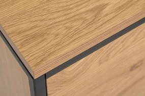 Designová komoda Valenzuela 104,5 cm vzor dub