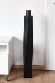 Svícen HYDRON, sklolaminát, výška 80 cm, černá