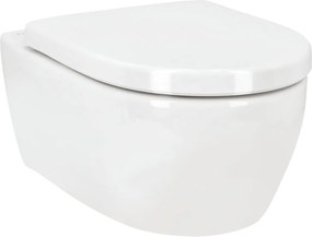 Geberit iCon Závěsné WC se sedátkem, 33 × 35,5 × 53 cm, bez splachovacího kruhu