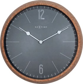 Designové nástěnné hodiny 3509gs nextime cork 30cm