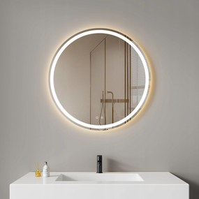 LED zrcadlo kulaté 70 cm