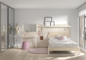 ROS1 39mood - Studentský pokoj s šatní skříní, postelí a psacím stolem