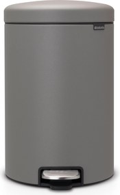 Odpadkový koš s pedálem NewIcon 20 l mineral concrete grey
