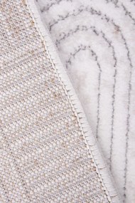 Koberec BUTIK 380 krémový / hnědý