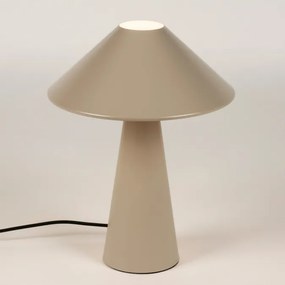 Stolní designová lampa Lucianno Taupe
