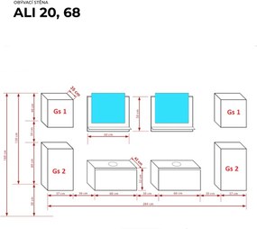 Ral Koupelnová stěna ALI 20 - Bílý lesk