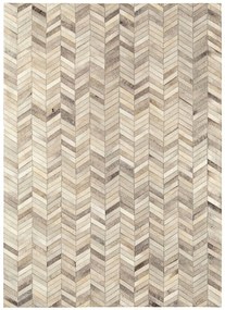 Béžový  koberec Peppers Chevron Rozměry: 160x230 cm