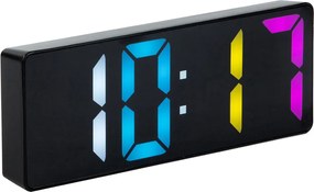 Verk Group DIGITÁLNÍ BUDÍK ELEKTRONICKÝ TEPLOMĚR BAREVNÝ BUDÍK DATUM SNOOZE