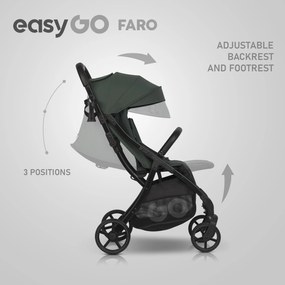 Sportovní kočárek EasyGo Faro Sage Green