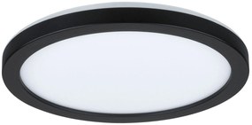 Paulmann 71011 Atria Shine, černé stropní svítidlo s korónou, 11,2W LED 4000K, průměr 19cm