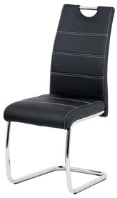 Jídelní židle HC-481 Černá ekokůže