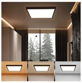 Brilagi Brilagi - LED Koupelnové svítidlo FRAME LED/50W/230V 3000/4000/6000K IP44 černá BG0701