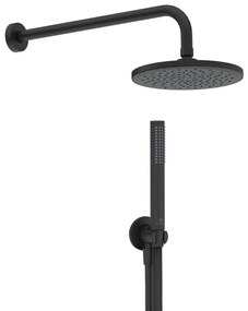 Ideal Standard Idealrain - Sprchový set bez baterie, průměr 20 cm, matná černá BD389XG
