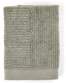 Zelenošedý bavlněný ručník 70x50 cm Classic - Zone
