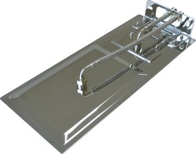 Mereo Mereo, Talířová sprcha horní, s vodopádem, hranatá 500 x 200 mm, nerez, CB495N