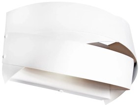 Designové nástěnné svítidlo Tornado bílá