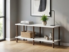 TV stolek SOLE 120 cm, bílá