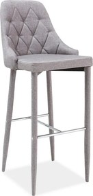 Casarredo - Komfort nábytek Barová židle TRIX H-1, šedá