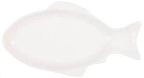 Bílá miska / talíř ve tvaru ryby Fish Bowl XS - 27*14*3 cm / 125 ml