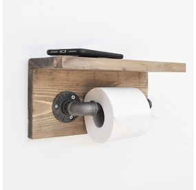Asir | Držák toaletního papíru s policí BORURAF 14x30 smrk | AS0714