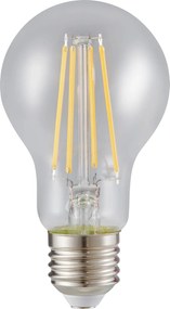 LED žárovka filament E27 A60 7W 806lm 2700K, čirá, 2 ks