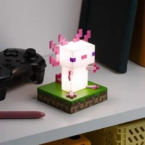 Paladone Axolotl Icon Light Minecraft / Stolní lampa / 10 cm / 2x AA b