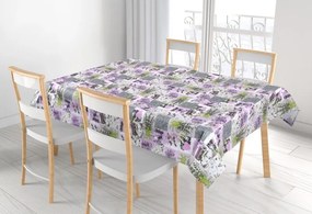 Bellatex Ubrus ADÉLA Patchwork lila rozměr 50x50 cm