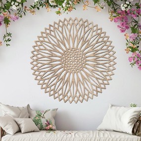 dřevo života Dřevěná mandala DŮVĚRY Zvolte rozměr (cm): 95x95, Zvolte barvu dekoru: Dub Sonoma