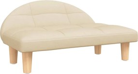 Pelíšek pro psy krémový 70 x 52 x 30 cm textil 171932