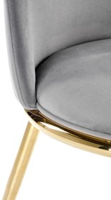 Designová židle GLAMOUR K460 šedá