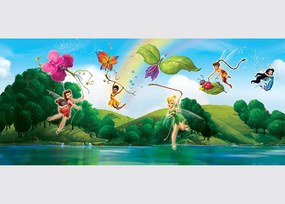 Dětská vliesová fototapeta na zed' Víly a duha, Disney | 202 x 90 cm | DFTDNH 5308