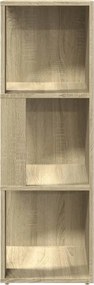 vidaXL Rohová skříňka 33 x 33 x 100 cm dřevotříska [809029] Barva: Betonová šedá