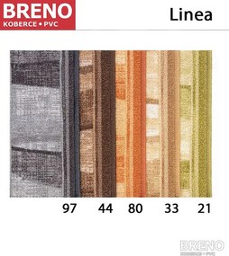 Breno Běhoun LINEA 80, šíře 80 cm, Oranžová
