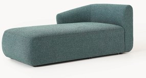 Rohový bouclé modul šezlongu Sofia