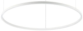 Ideal Lux - LED Lustr na lanku ORACLE SLIM LED/53W/230V 4000K pr. 90 cm bílá